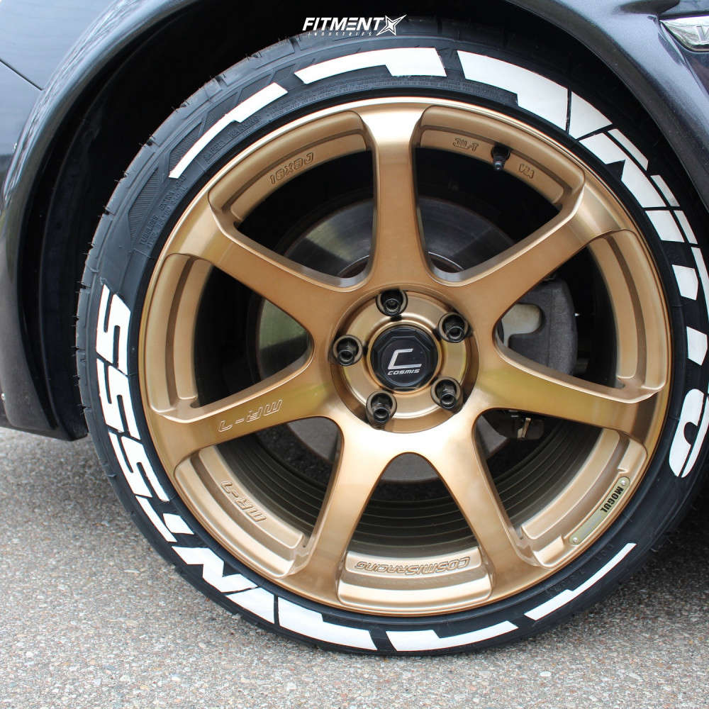 2016 Subaru WRX Premium with 18x9 Cosmis Racing Mr7 and Nitto 245x40 on ...