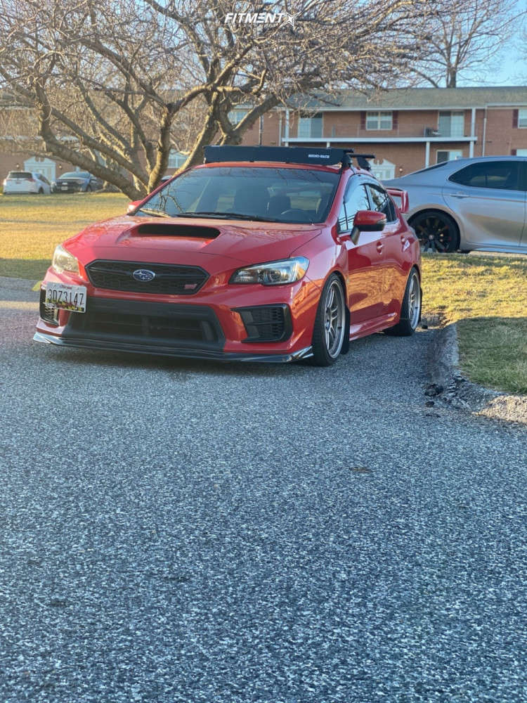 2020 Subaru WRX STI Base with 18x9.5 Enkei Rpf1 and Toyo Tires 245x35 ...