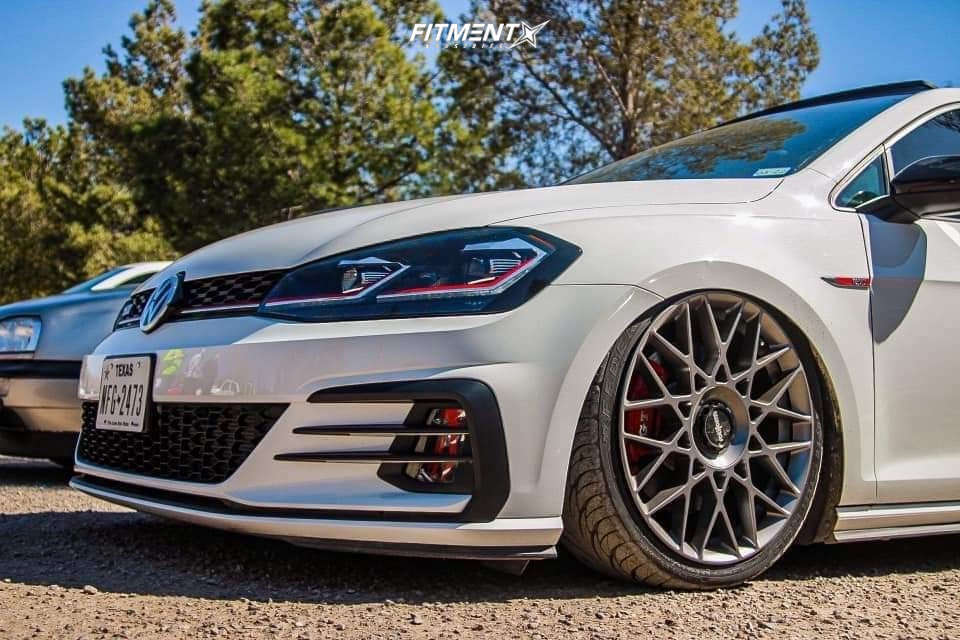 2019 Volkswagen GTI SE with 19x8.5 Rotiform Blq-c and Federal 235x35 on Air Suspension | 1568676 ...