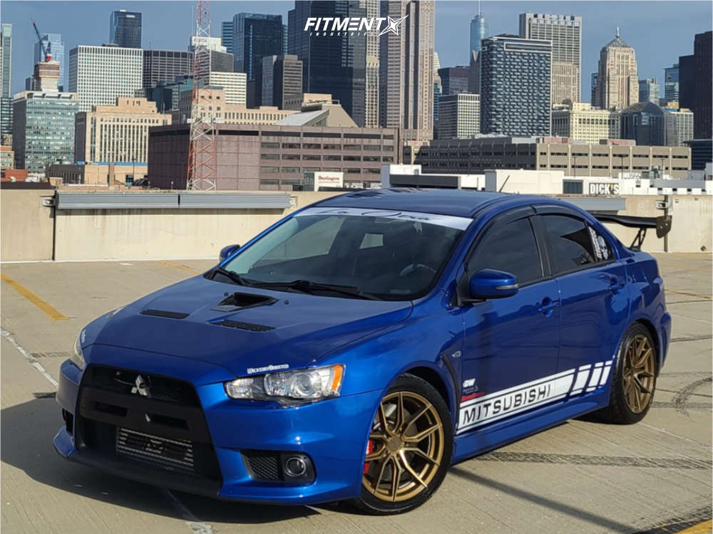 2015 Mitsubishi Lancer Evolution GSR with 18x8.5 XXR 559 and Federal ...