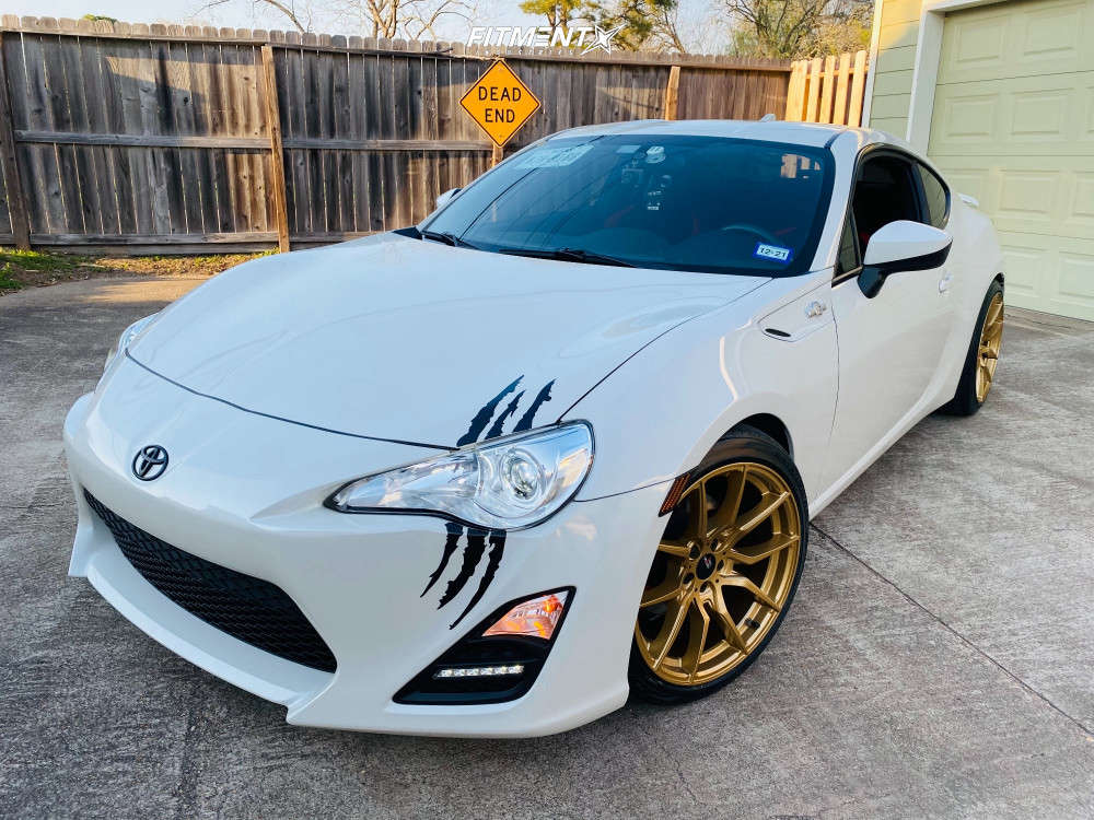 2016 Scion FR-S Base with 18x9.5 Option Lab R716 and Toyo Tires 235x40 ...
