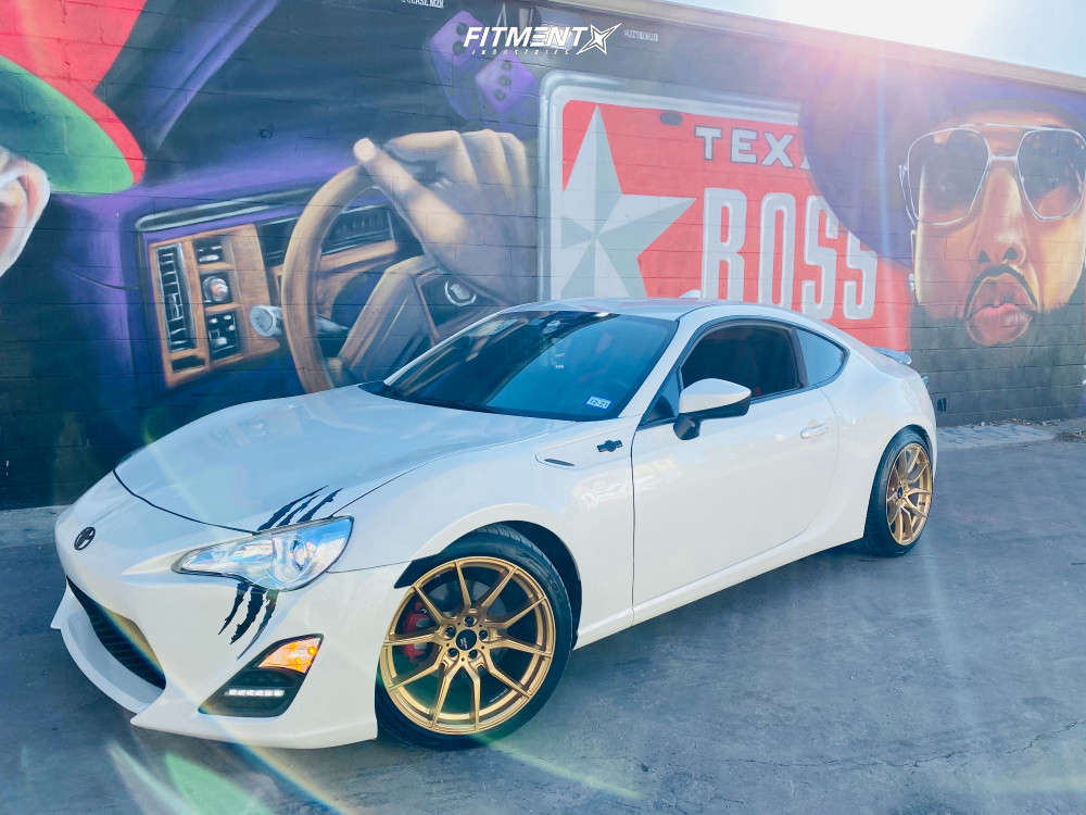 2016 Scion FR-S Base with 18x9.5 Option Lab R716 and Toyo Tires 235x40 ...