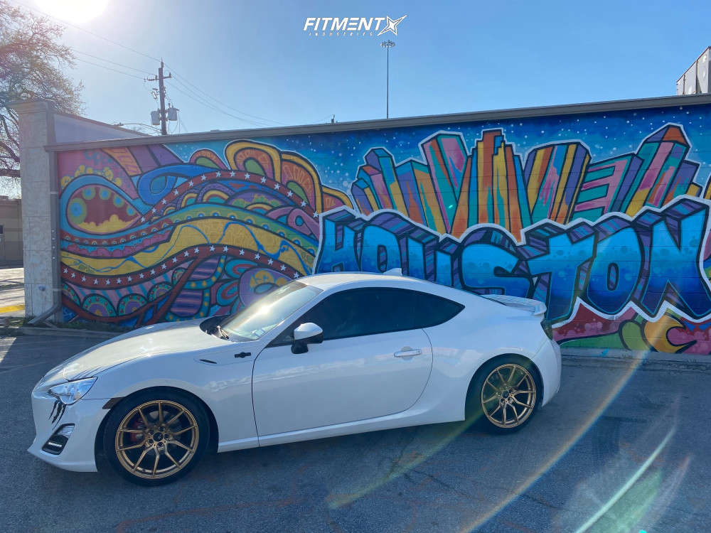 2016 Scion FR-S Base with 18x9.5 Option Lab R716 and Toyo Tires 235x40 ...