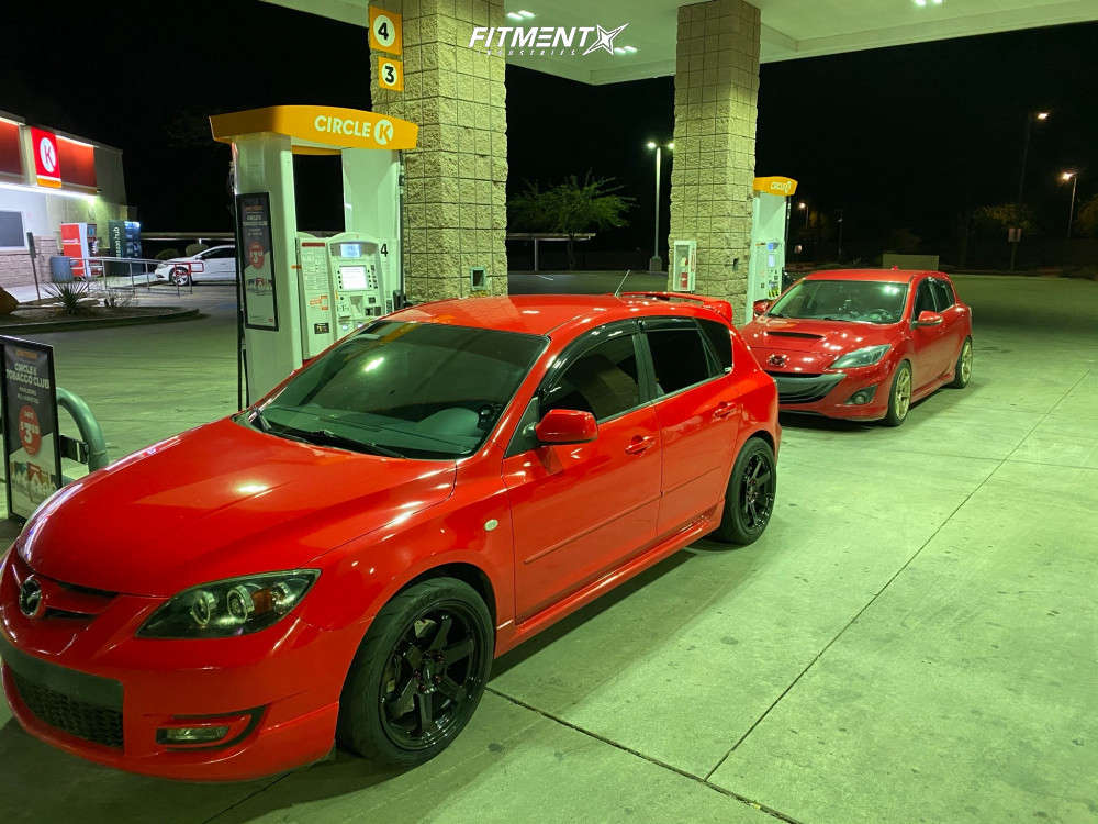 2008 Mazda MazdaSpeed3 Base with 18x8.5 AVID1 AV6 and Federal 225x40 on ...