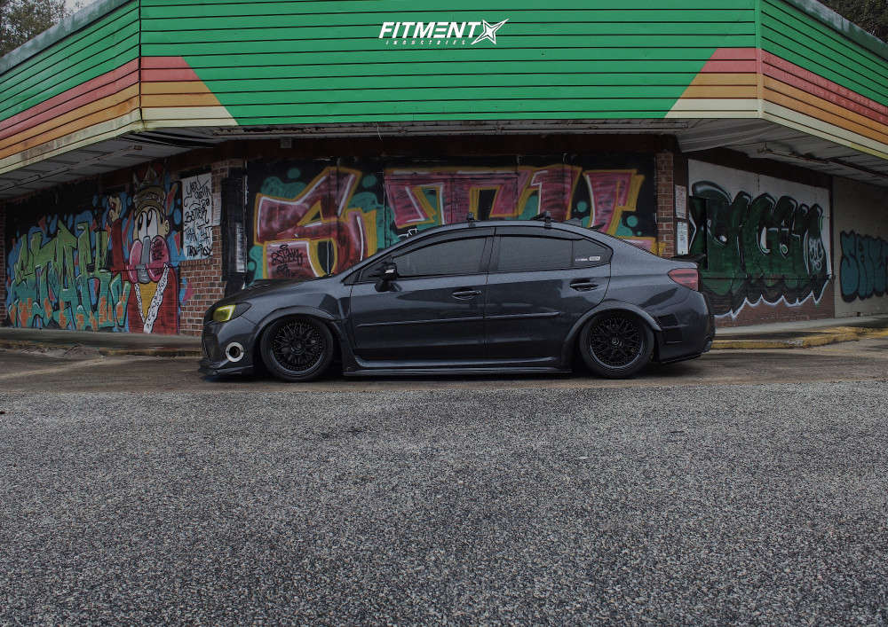 2016 Subaru WRX Premium with 18x8.5 ESR Sr01 and Firestone 245x35 on ...