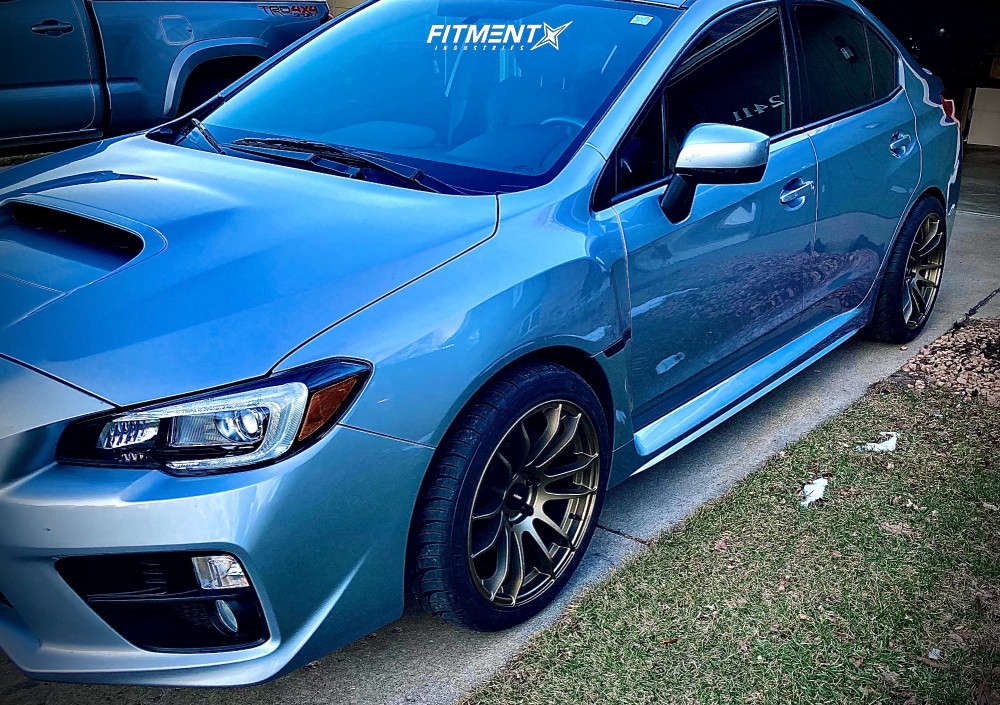 2017 Subaru WRX Limited with 18x9.5 AVID1 AV20 and Federal 265x35 on ...