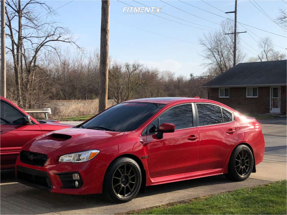 2020 Subaru WRX Premium with 18x9.5 Konig Dekagram and Federal 245x40 ...