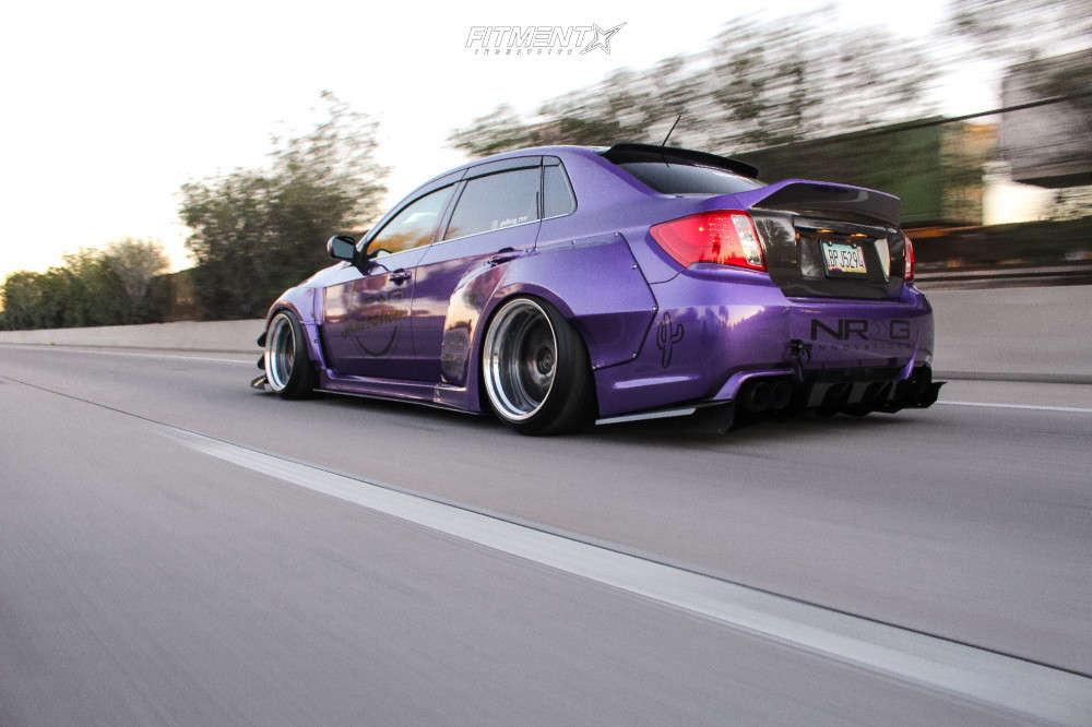 2014 Subaru WRX Base with 18x11 SV2 Forged RadiX and Accelera 255x35 on ...