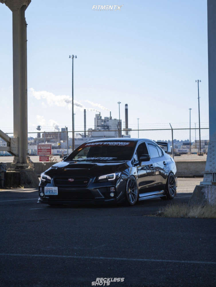 2017 Subaru WRX STI Limited with 18x9.5 Enkei Ts10 and Hankook 265x35 on Coilovers | 1574427 ...