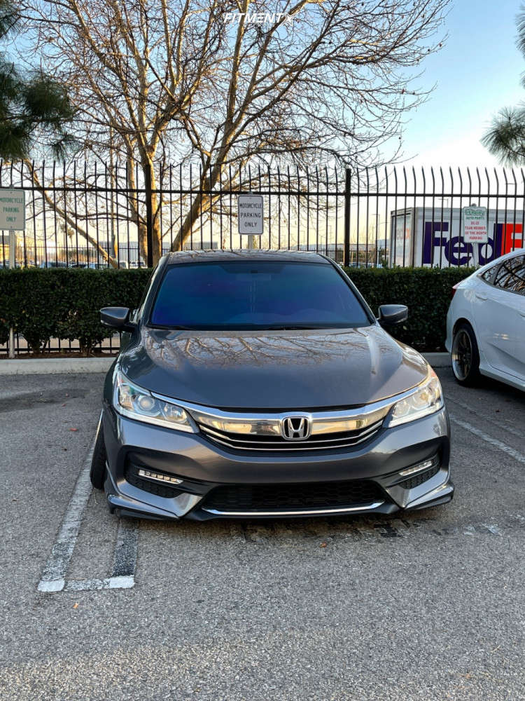2017 Honda Accord Sport Special Edition with 19x10 Work Rezax Ii and ...