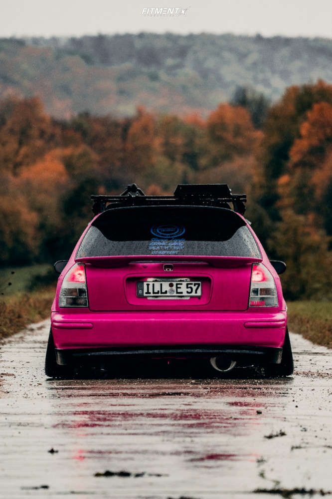 1997 Honda Civic DX with 16x7.5 Borbet Type A and Nankang 195x40 on ...