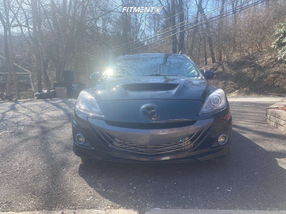 2012 Mazda MazdaSpeed3 Base with 18x8.5 ESR Cs11 and Goodyear 225x40 on ...