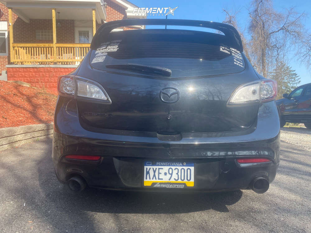 2012 Mazda MazdaSpeed3 Base with 18x8.5 ESR Cs11 and Goodyear 225x40 on ...