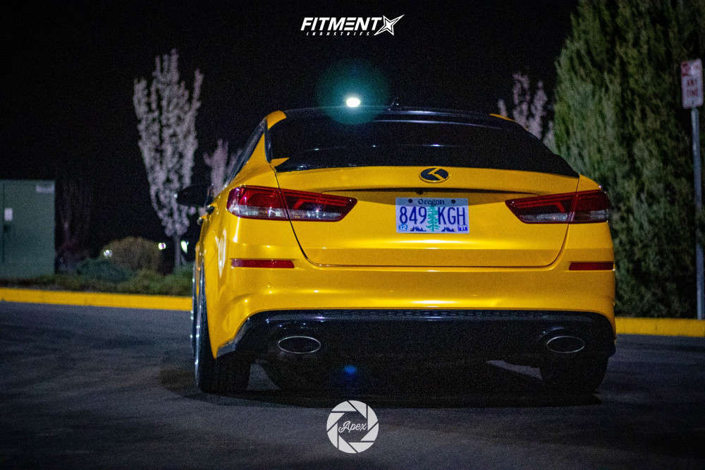 2019 Kia Optima EX with 19x8.5 ESR Cs15 and Achilles 225x40 on Lowering ...