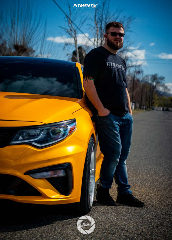 2019 Kia Optima EX with 19x8.5 ESR Cs15 and Achilles 225x40 on Lowering ...