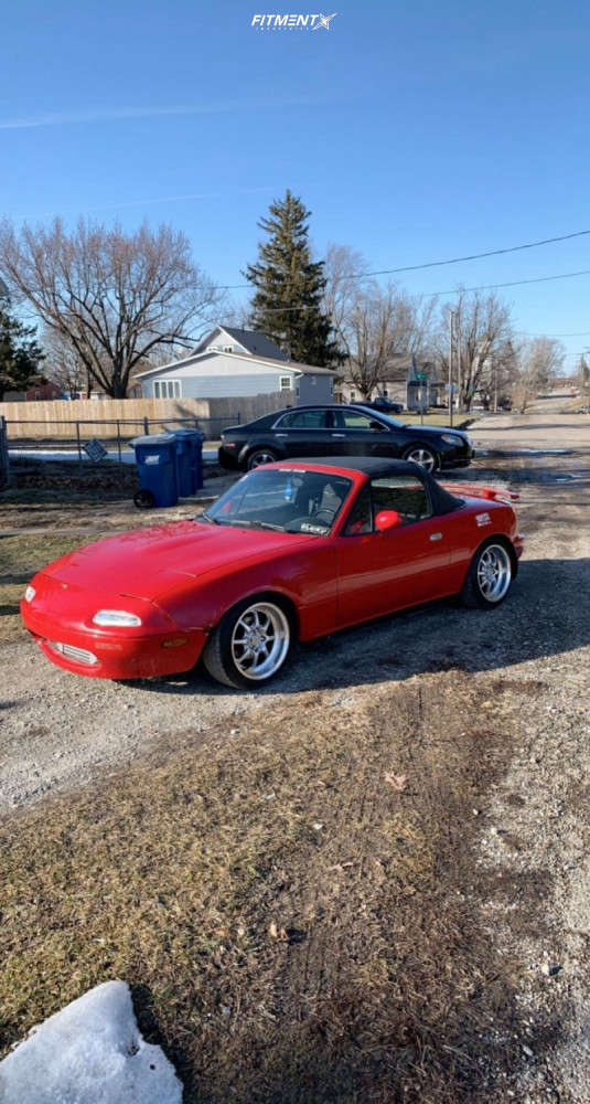 1990 Mazda Miata Base with 15x8 Enkei J-speed and Toyo Tires 195x45 on ...