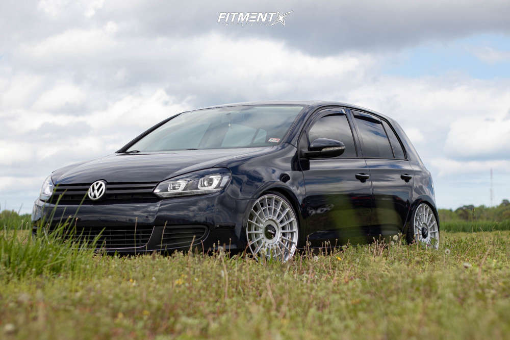2012 Volkswagen Golf Base with 18x8.5 Rotiform Las-r and Federal 215x35 ...