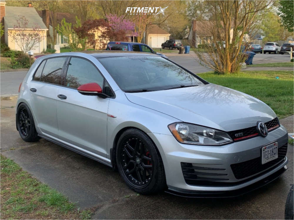 2016 Volkswagen GTI SE with 18x8.5 ESR CS15 and Continental 225x45 on ...