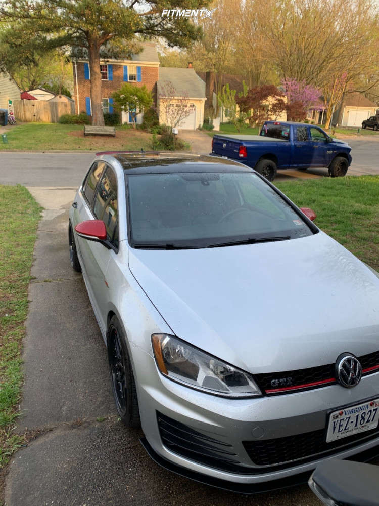 2016 Volkswagen GTI SE with 18x8.5 ESR CS15 and Continental 225x45 on ...