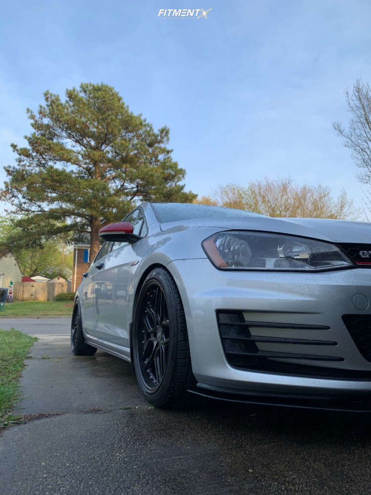 2016 Volkswagen GTI SE with 18x8.5 ESR CS15 and Continental 225x45 on ...