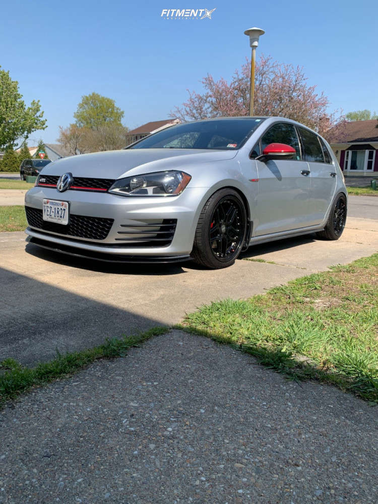 2016 Volkswagen GTI SE with 18x8.5 ESR CS15 and Continental 225x45 on ...