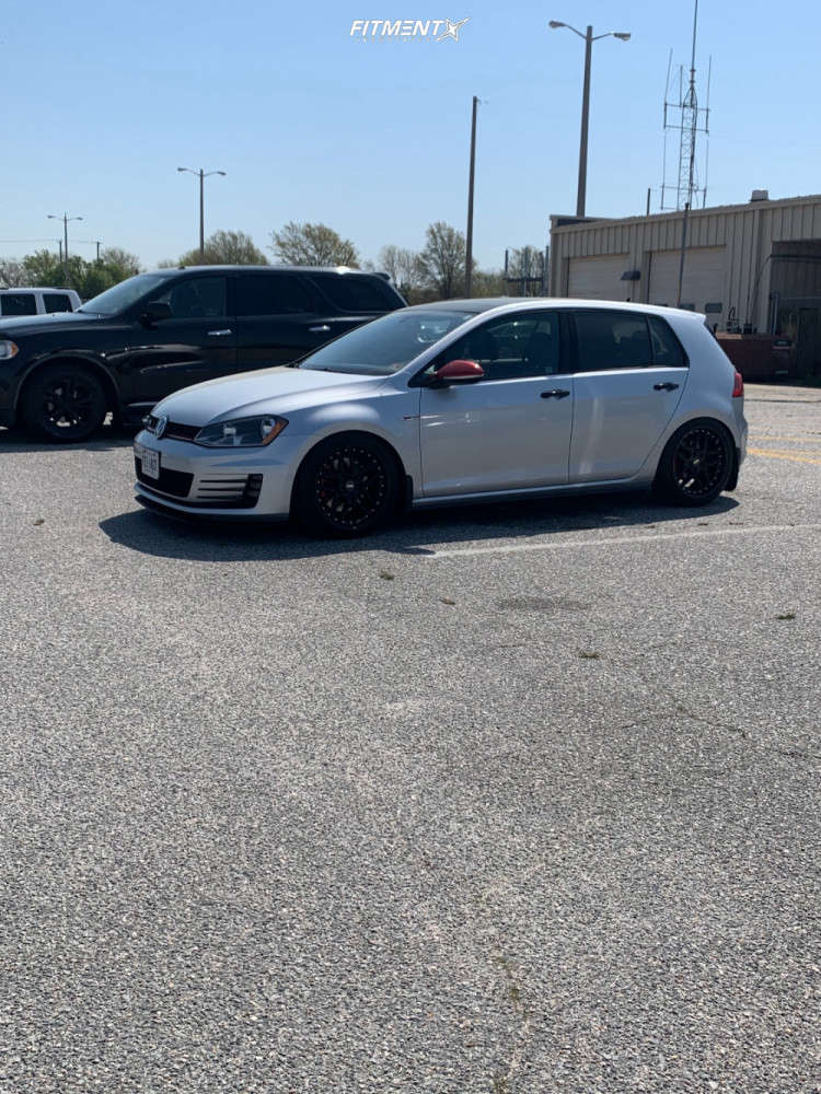 2016 Volkswagen GTI SE with 18x8.5 ESR CS15 and Continental 225x45 on ...