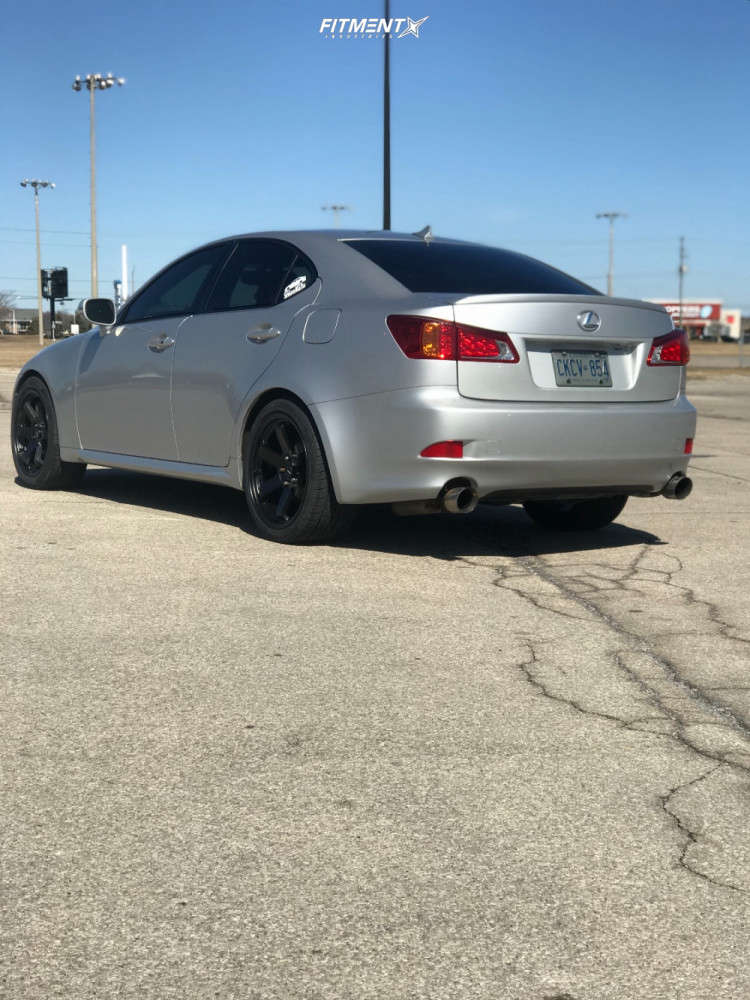 2010 Lexus IS350 Base with 18x8.5 AVID1 AV6 and Vercelli 235x35 on ...