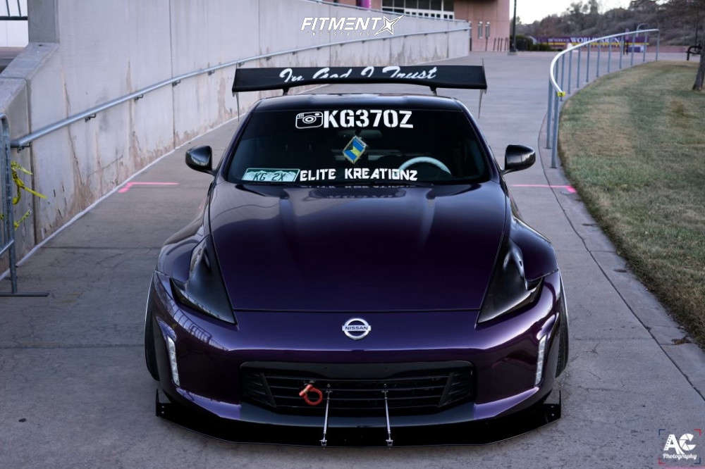 2016 Nissan 370Z Base with 19x11.5 Work Ls207 and Nexen 235x35 on Air ...