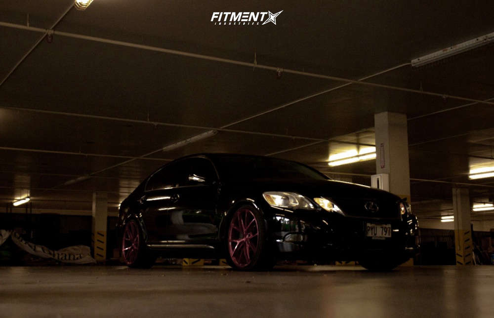 2009 Lexus GS350 Base with 20x10.5 Niche Misano and Ohtsu 245x30 on ...