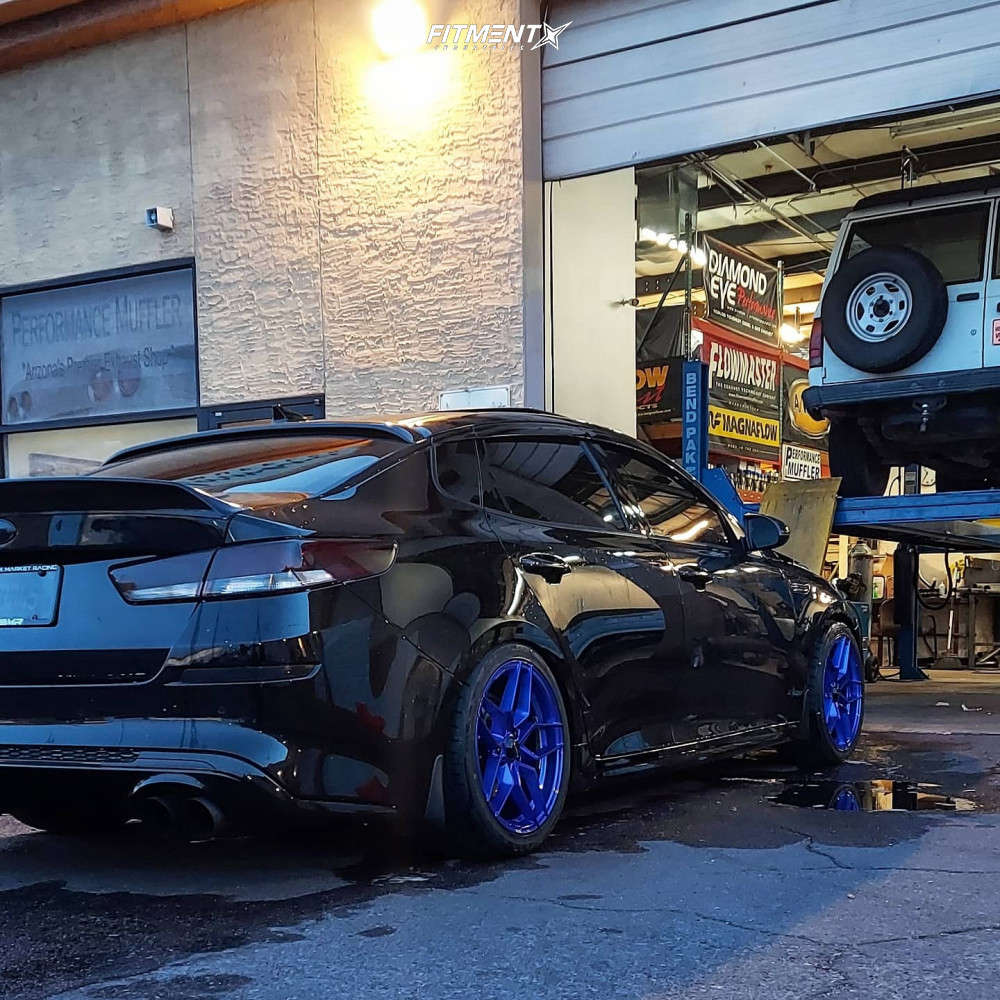 2019 Kia Optima EX with 18x8.5 Vors Lp1 and Nitto 235x40 on Lowering ...