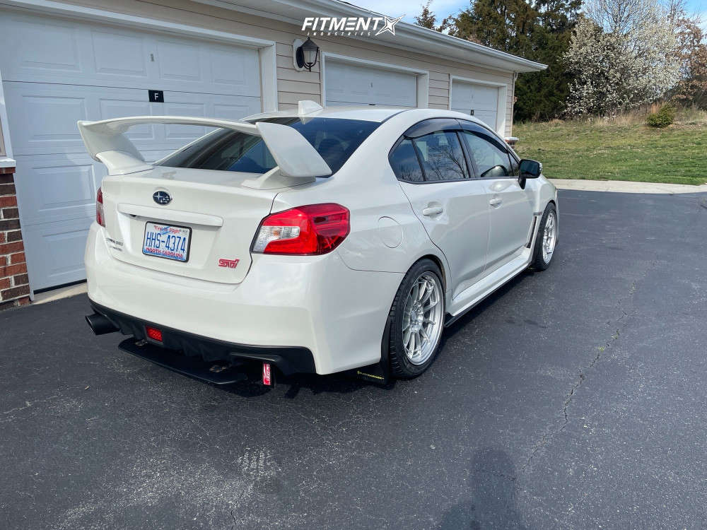2020 Subaru WRX STI Base with 18x9.5 Enkei Nt03m and Michelin 255x40 on ...