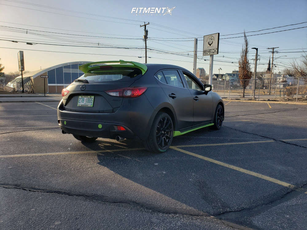 2014 Mazda 3 I Touring with 18x8 Konig Control and Bridgestone 225x35 ...