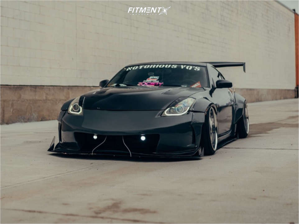2004 Nissan 350Z 2dr Coupe (3.5L 6cyl 6M) with 19x11.5 SSR Agle Minerva ...