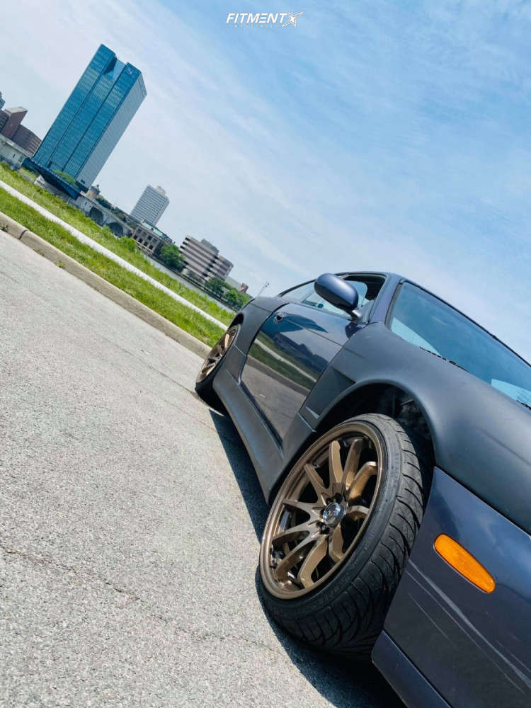 1995 Nissan 240SX SE with 18x9.5 JNC JNC006 and Federal 215x35 on Stock ...