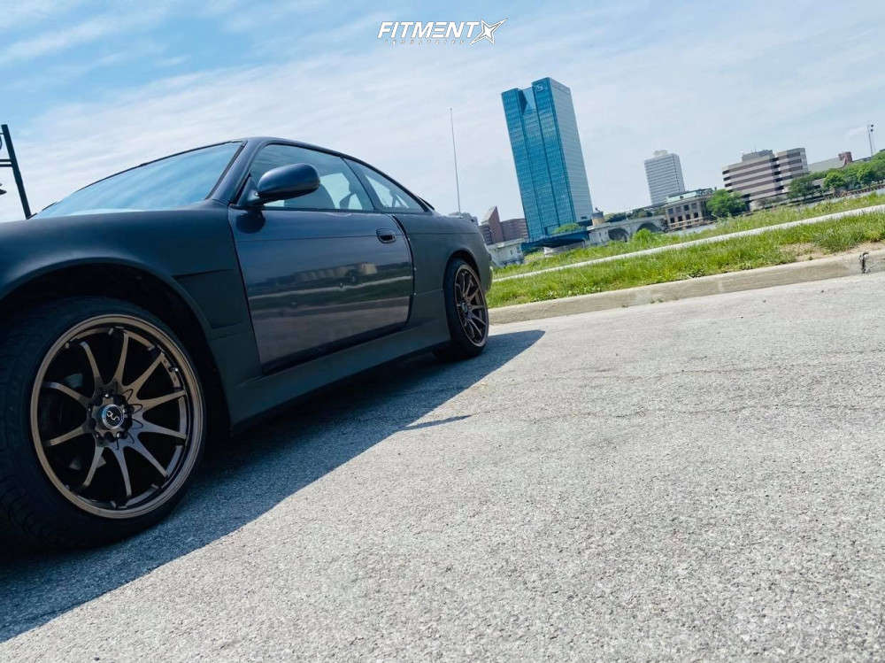 1995 Nissan 240SX SE with 18x9.5 JNC JNC006 and Federal 215x35 on Stock ...