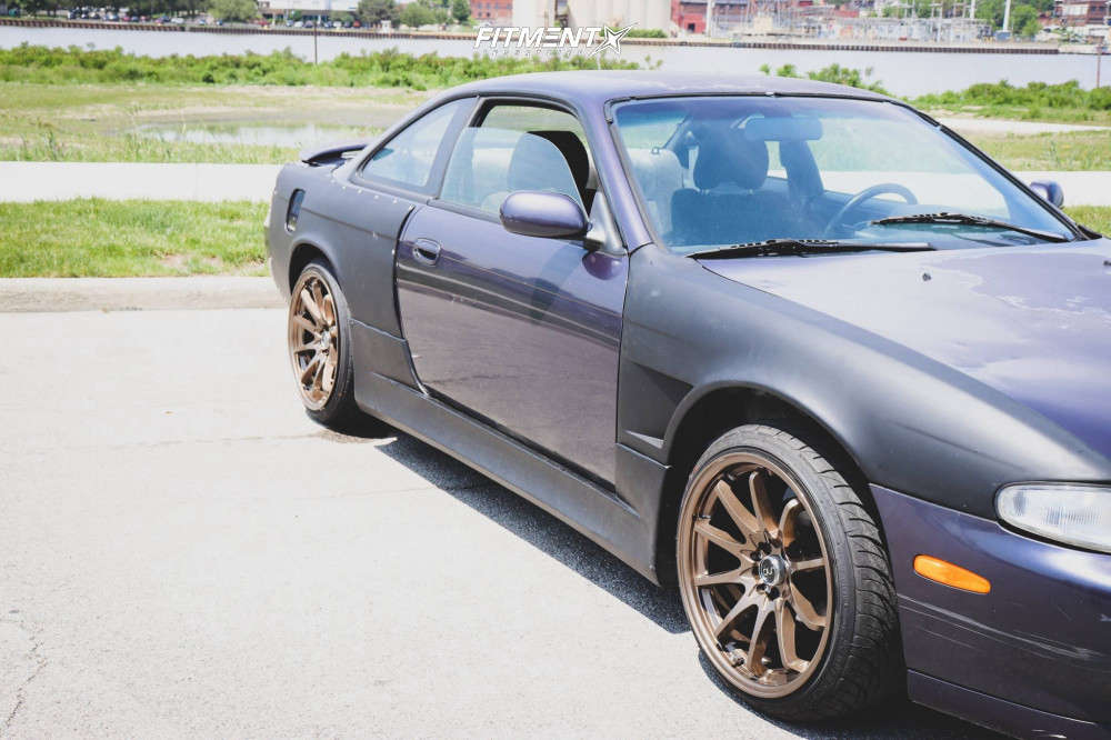 1995 Nissan 240SX SE with 18x9.5 JNC JNC006 and Federal 215x35 on Stock ...