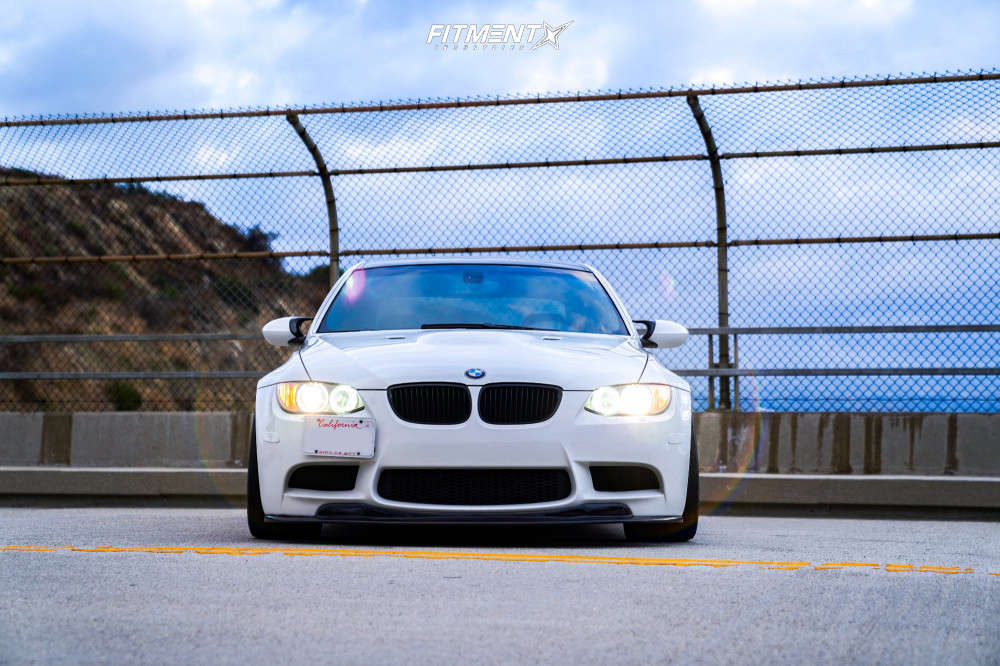 2008 BMW M3 Base with 18x10 Apex Ec-7 and Nitto 275x35 on Coilovers ...