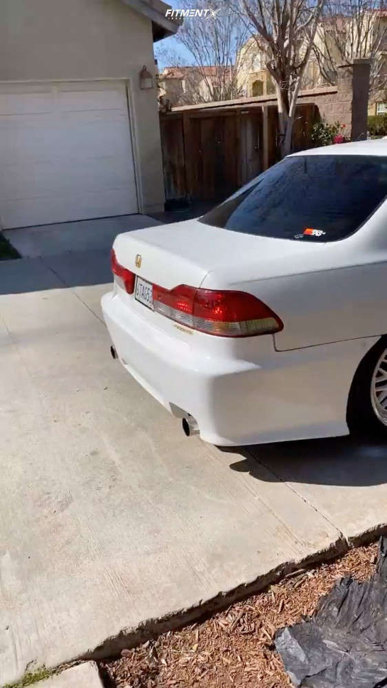 2002 Honda Accord EX V-6 4dr Sedan (3.0L 6cyl 4A) with 18x8.5 STR 601 ...