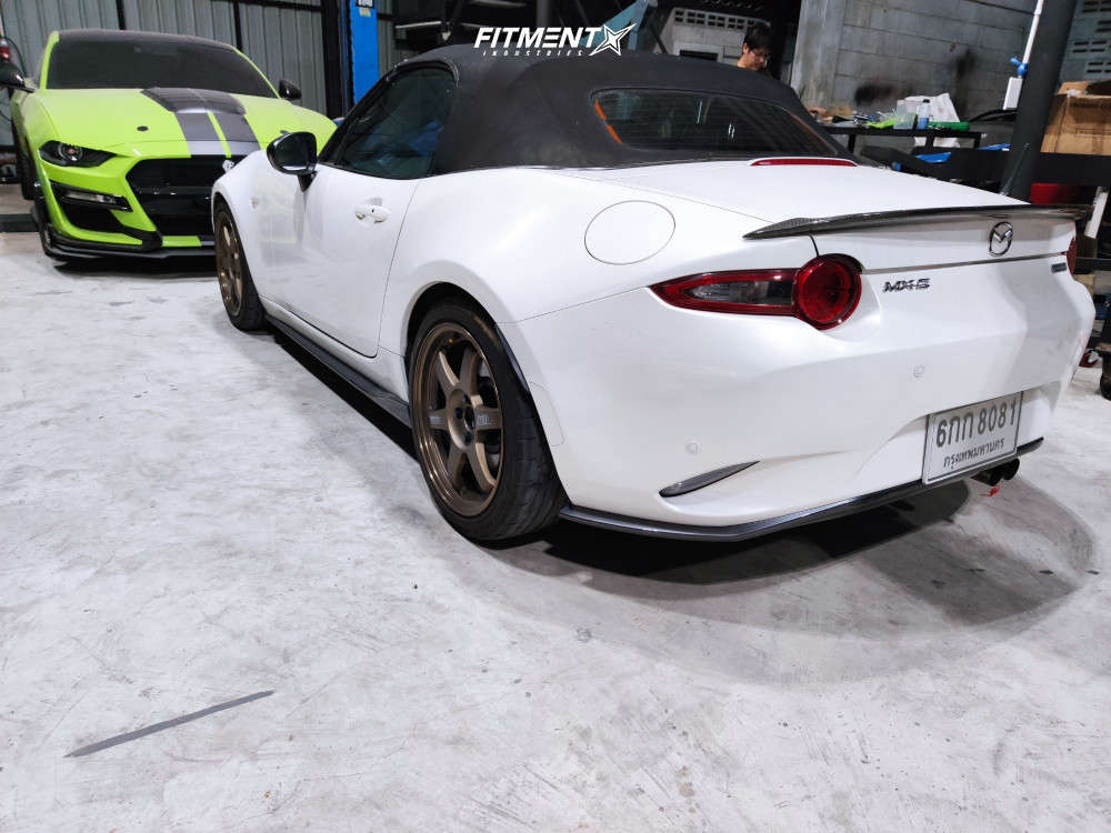 2016 Mazda MX-5 Miata Sport with 17x7 Rays Engineering Te37 and ...