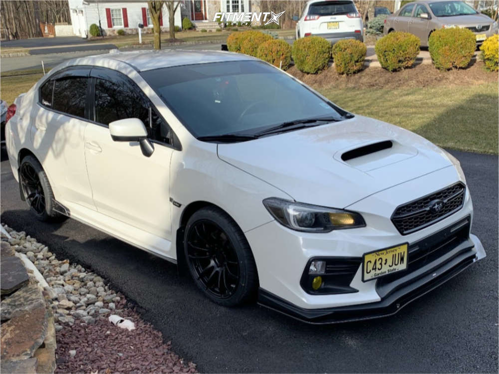2018 Subaru WRX Base with 18x9.5 AVID1 AV20 and Federal 255x35 on Stock ...