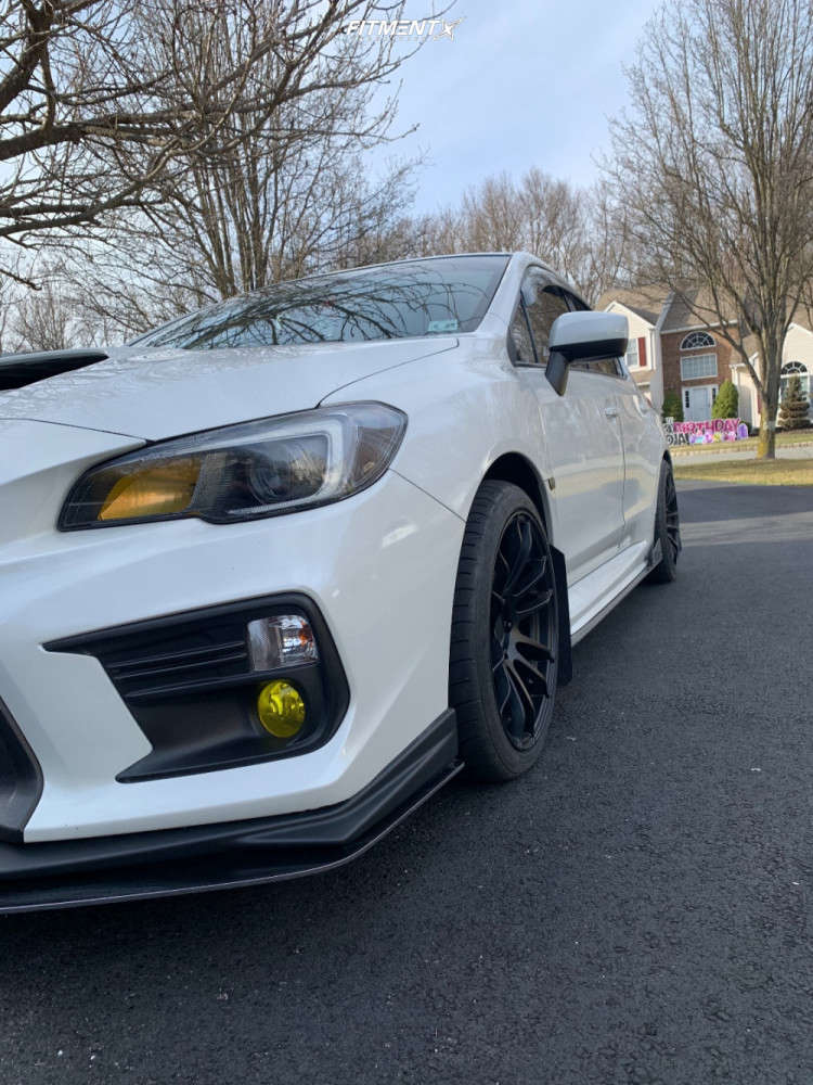 2018 Subaru WRX Base with 18x9.5 AVID1 AV20 and Federal 255x35 on Stock ...