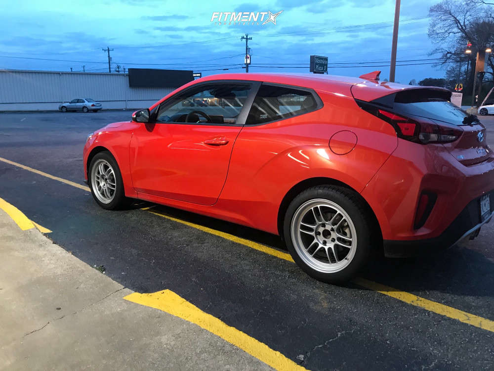 2019 Hyundai Veloster Base with 17x8 Enkei Rpf1 and Nankang 225x45 on ...
