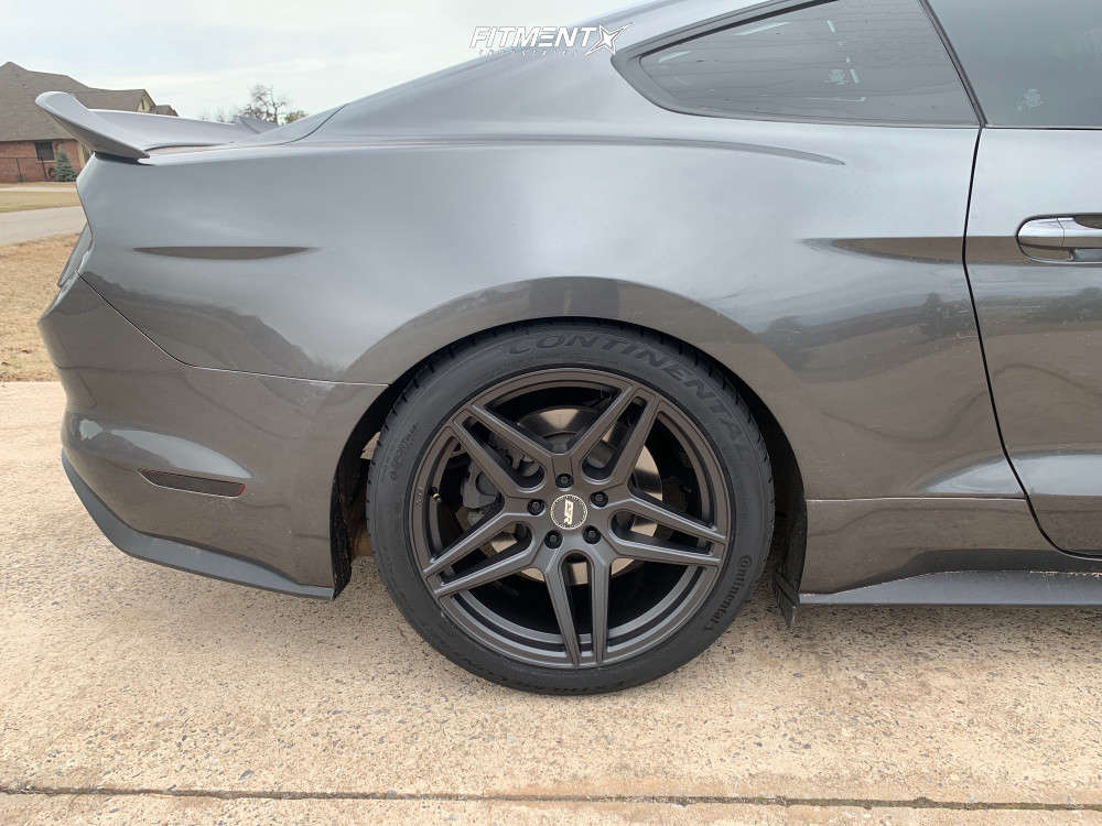 2015 Ford Mustang GT Premium with 19x9.5 ESR Rf15 and Continental ...