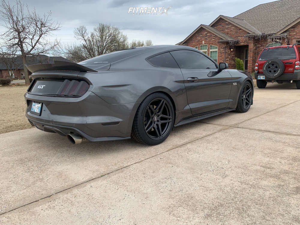 2015 Ford Mustang GT Premium with 19x9.5 ESR Rf15 and Continental ...