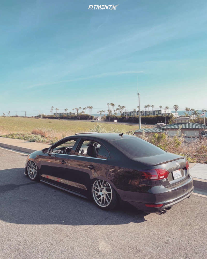 2013 Volkswagen Jetta GLI with 18x8.5 Anovia Elder and Nitto 225x40 on ...
