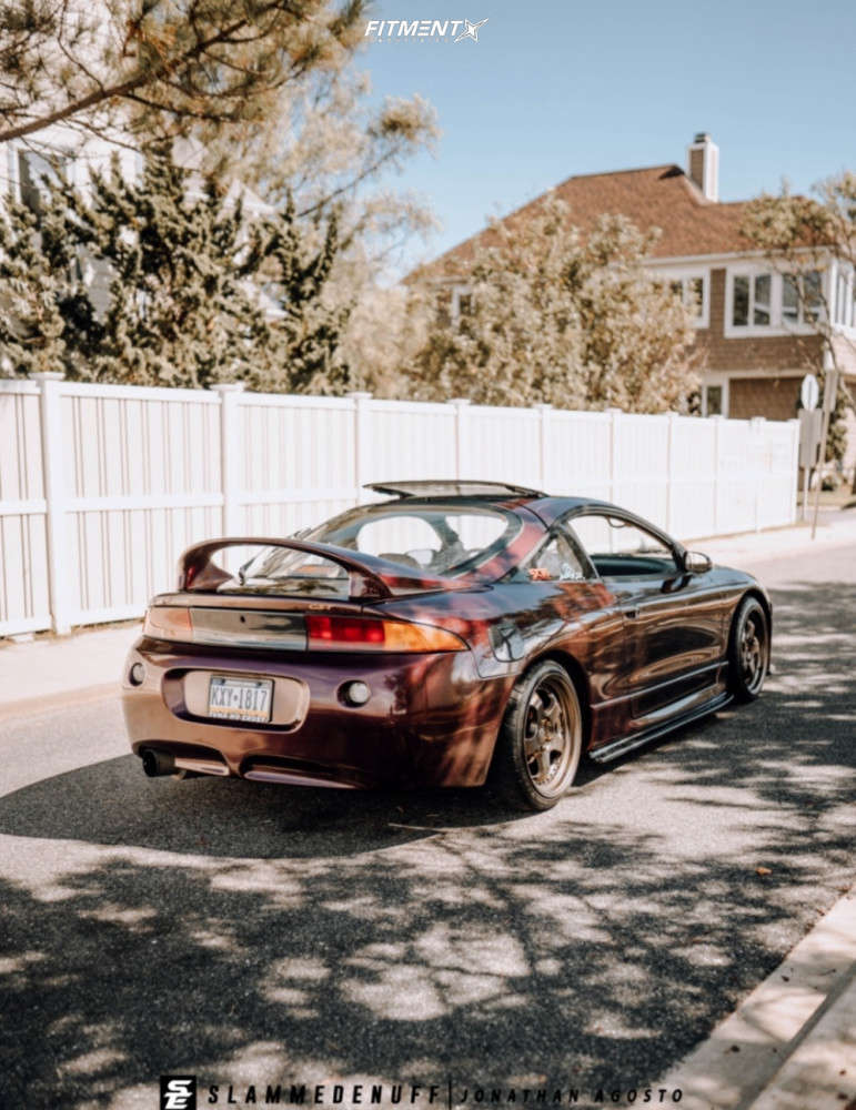 1998 Mitsubishi Eclipse GST with 18x8.5 ESR Sr06 and Federal 225x35 on ...