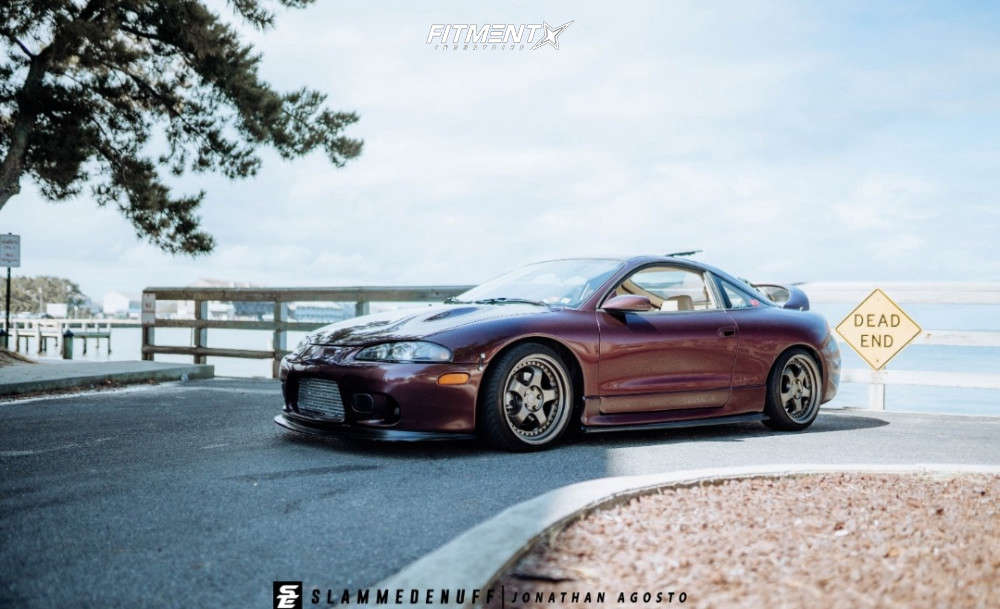 1998 Mitsubishi Eclipse GST with 18x8.5 ESR Sr06 and Federal 225x35 on ...