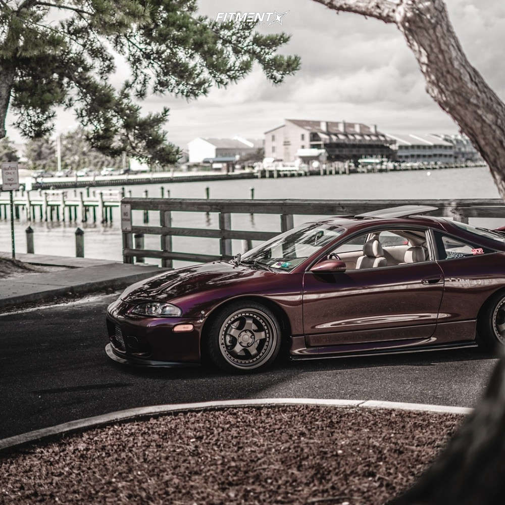 1998 Mitsubishi Eclipse GST with 18x8.5 ESR Sr06 and Federal 225x35 on ...
