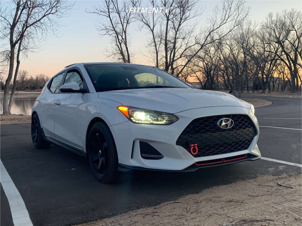 2019 Hyundai Veloster Turbo with 18x8.5 AVID1 AV6 and Milestar 225x40 ...