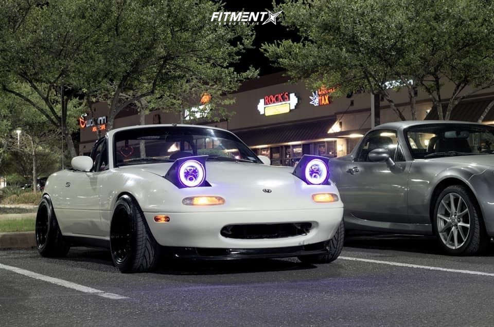 1996 Mazda MX-5 Miata Base with 15x8 MST Time Attack and Dunlop 205x50 ...